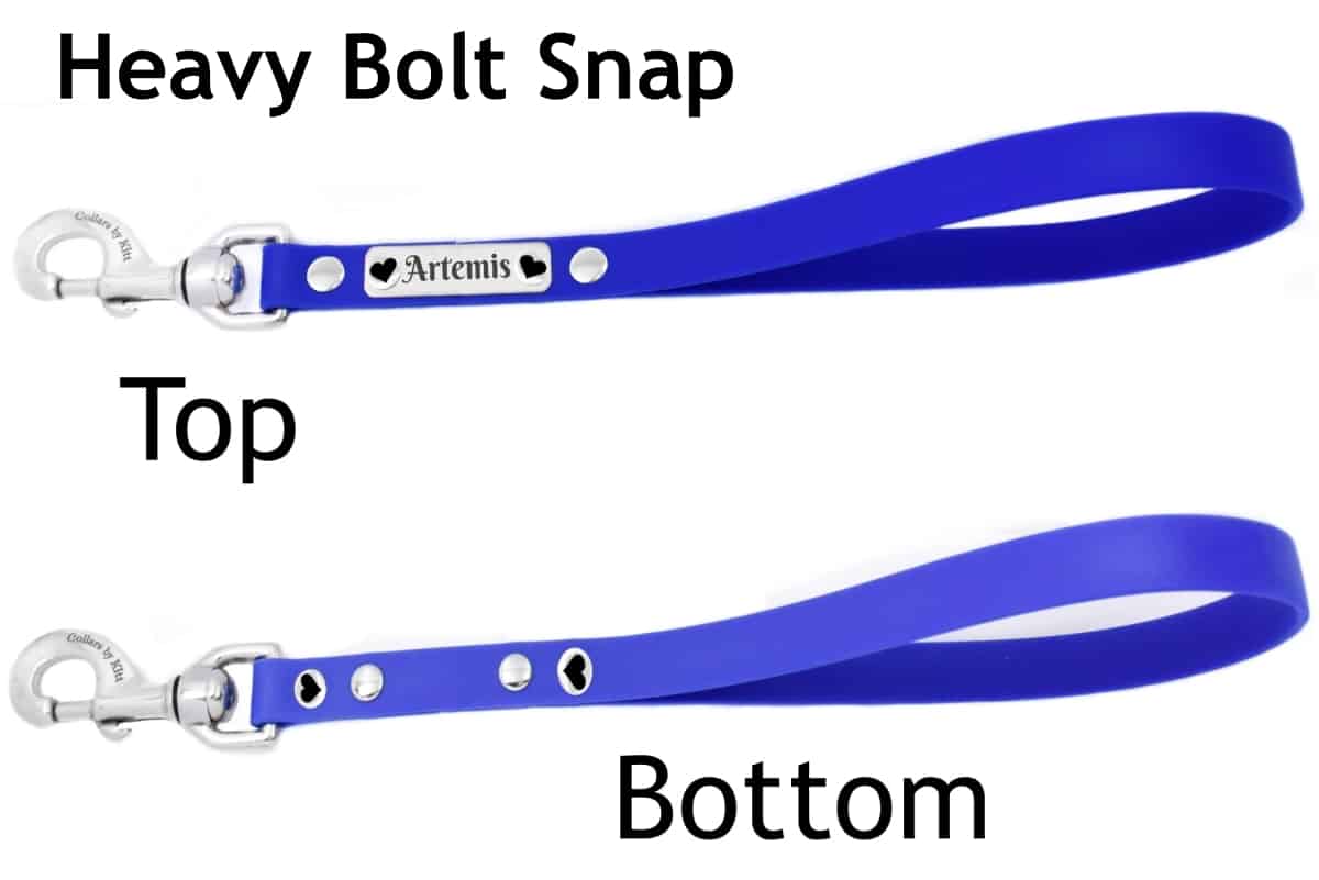 Biothane Traffic Leash ~ Personalized ~ 5/8" wide ~ Collars by Kitt